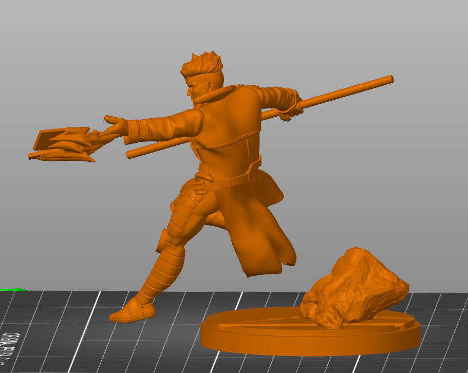 Gambit 90s X-Men - Open3D