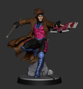 Gambit 90s X-Men - Open3D