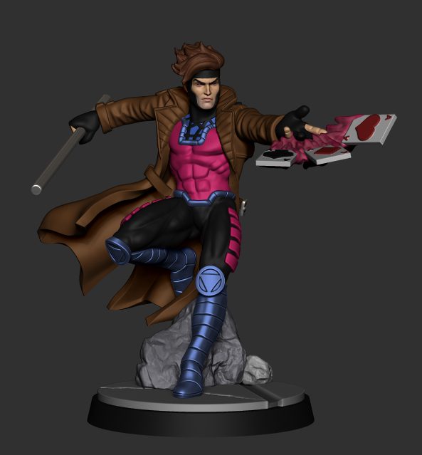 Gambit 90s X-Men | Open3D