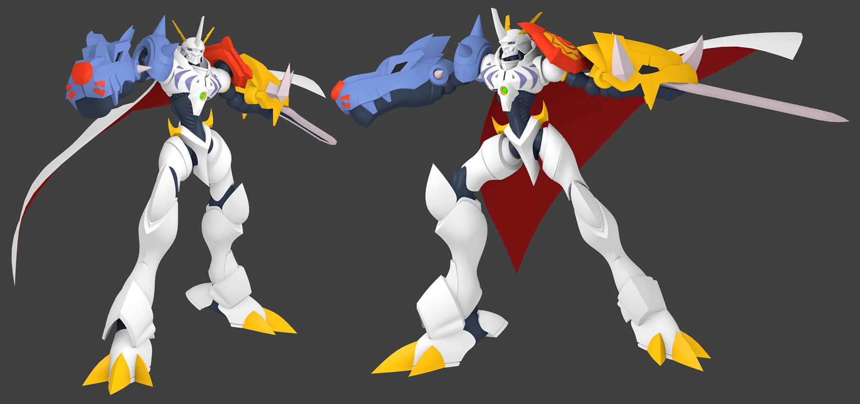 Digimon Omnimon - Open3D